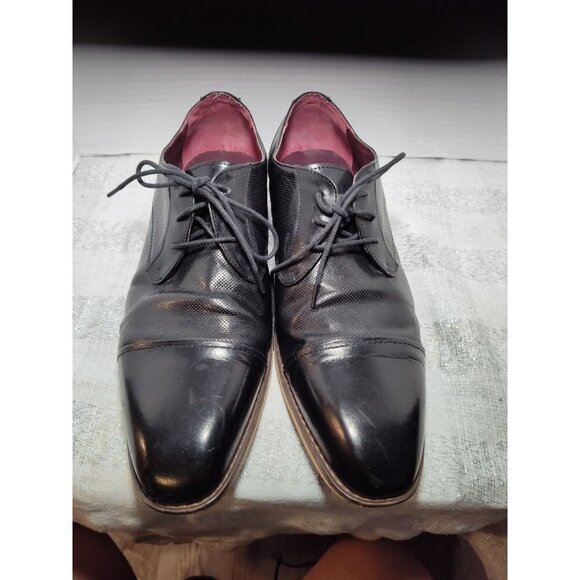 Vintage Foundry | Shoes | Vintage Foundry Co Mens Black Leather Laceup ...